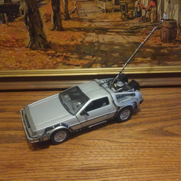 Universal | Toys | Back To The Future Delorean Model Car 24 Scale ...